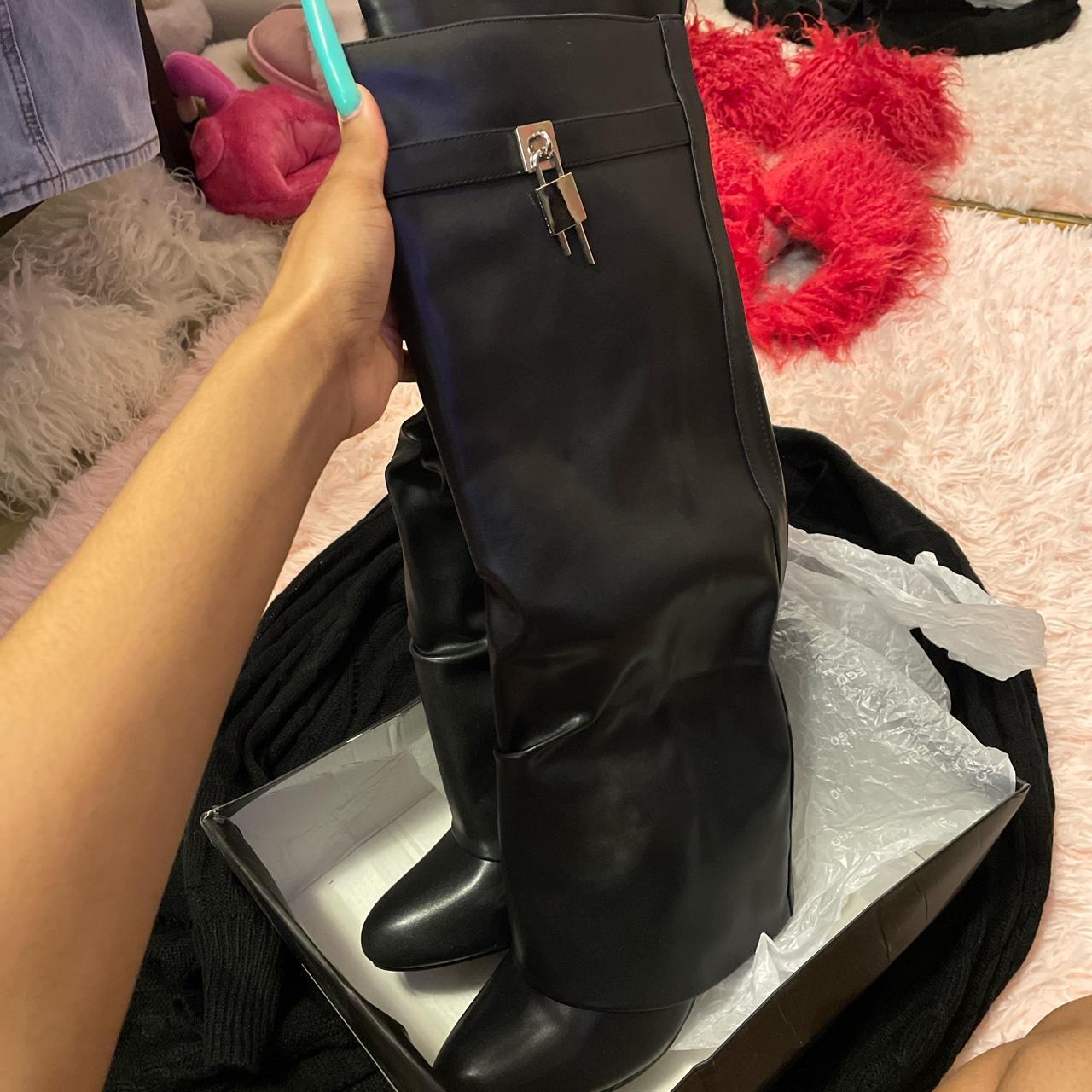 Ego leather boots Size: 10 in the US Worn twice... - Depop