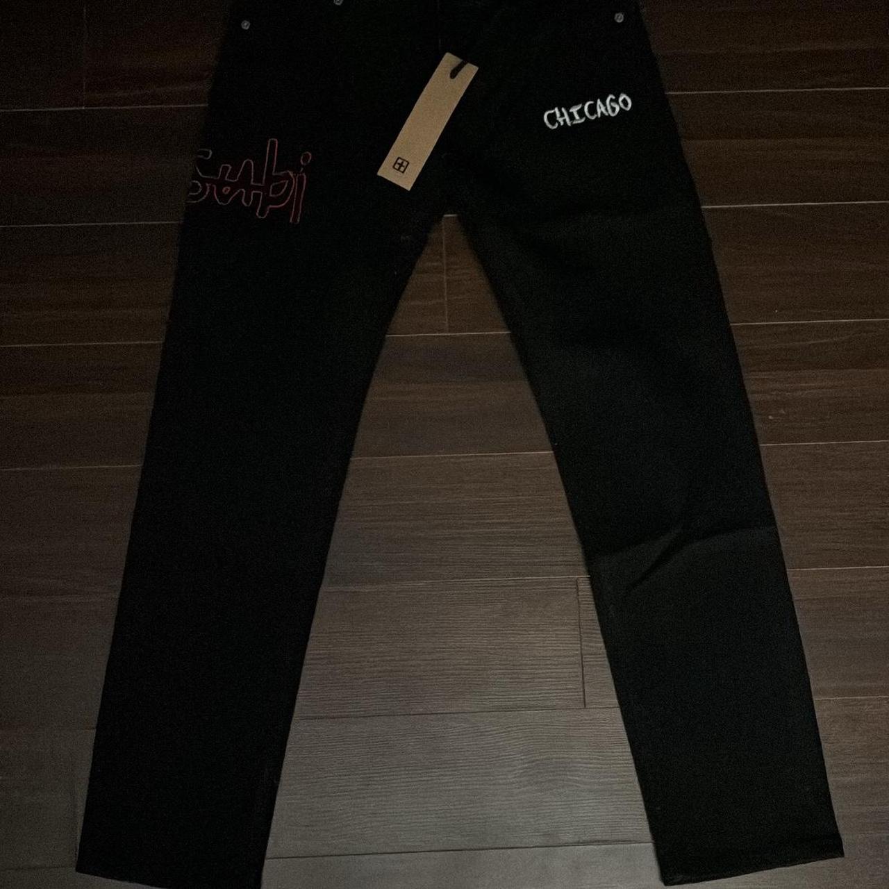 Black and red Chicago ksubi jeans size 29 | Depop