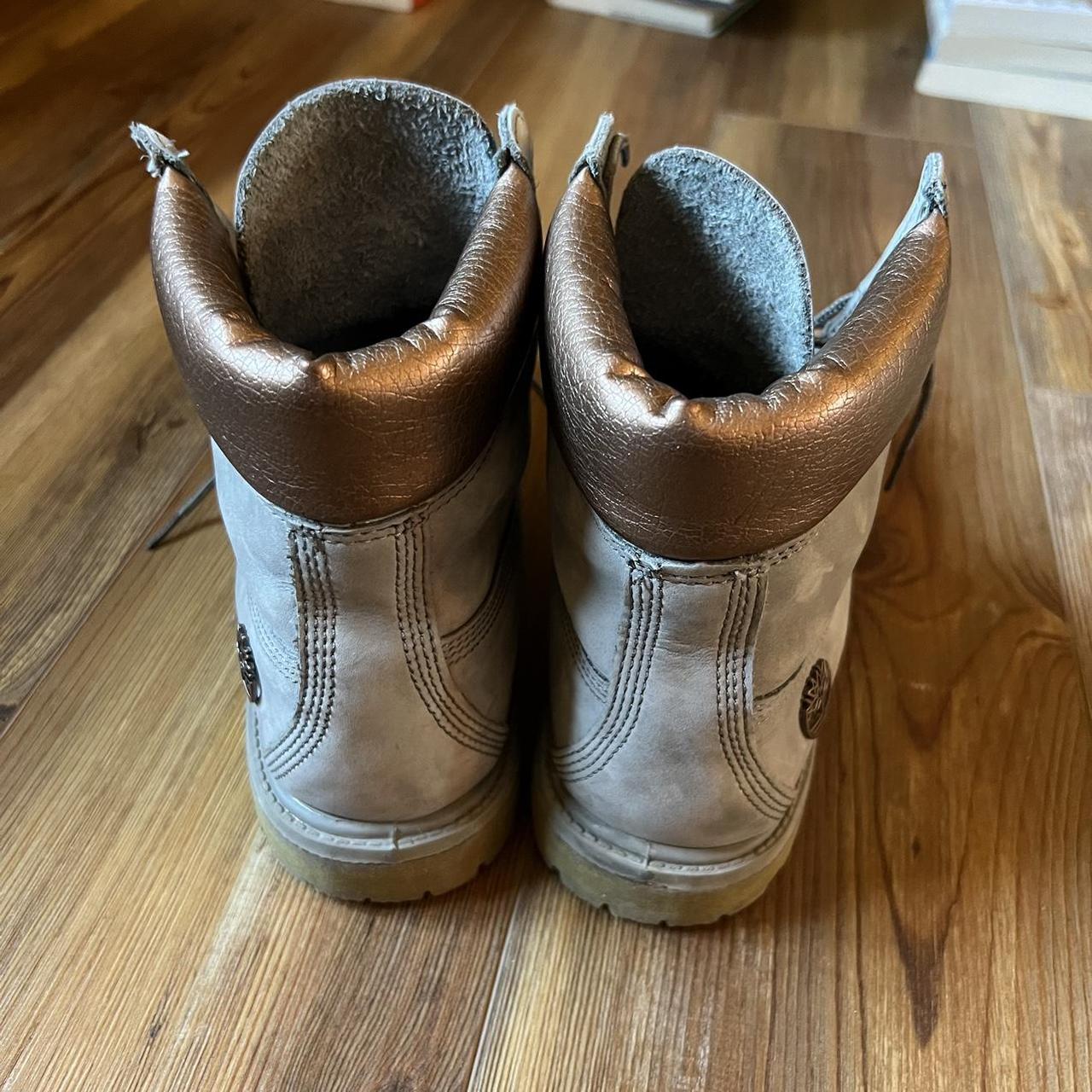 Timberland boots -scuffs/marks on the toe of the... - Depop