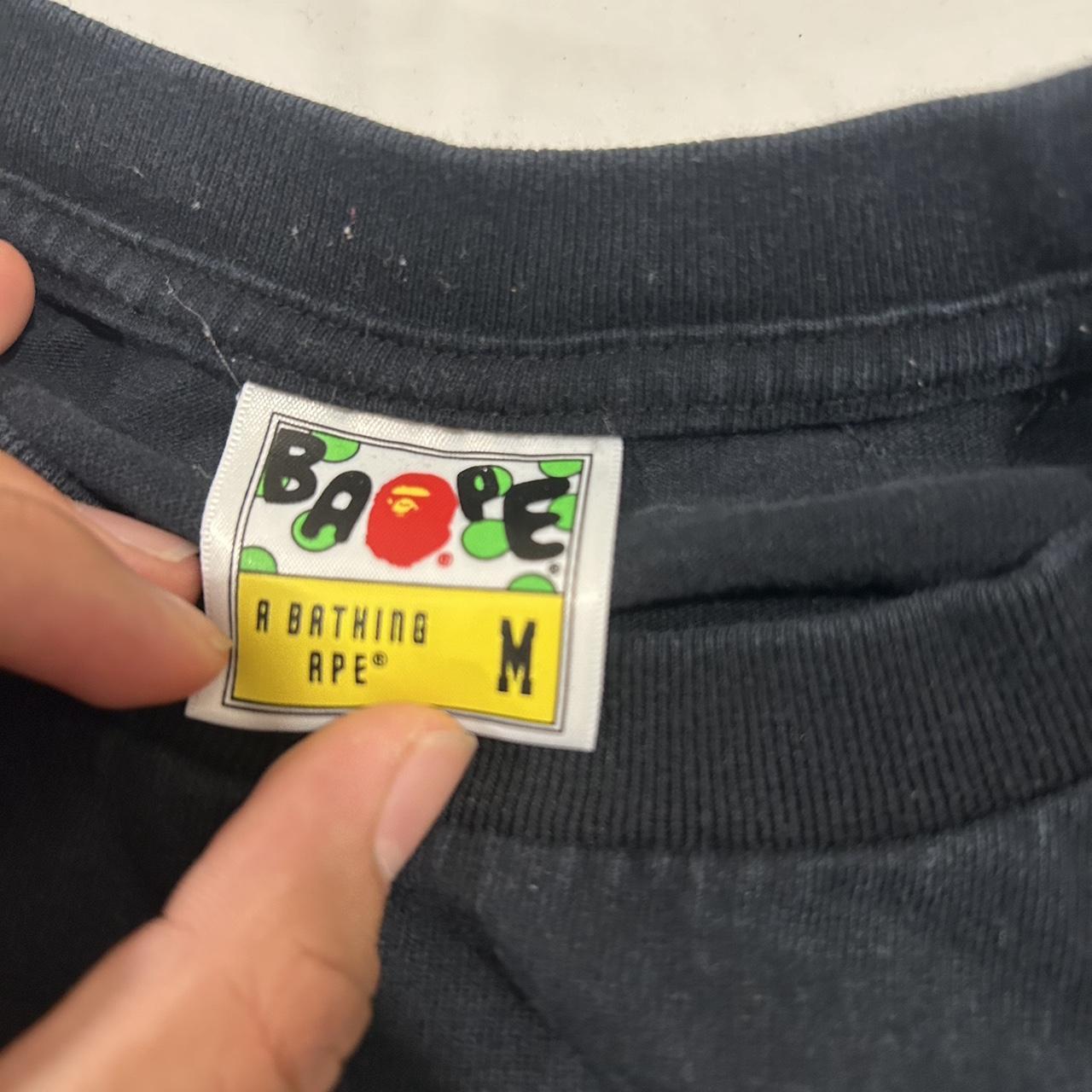 vintage pirate bape shirt size medium used - Depop