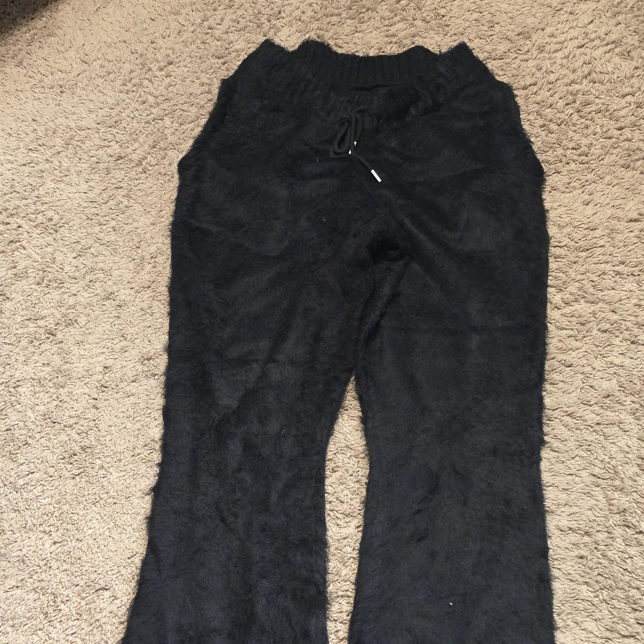 MNML Fuzzy Sweatpants medium NEW with tags, original... - Depop