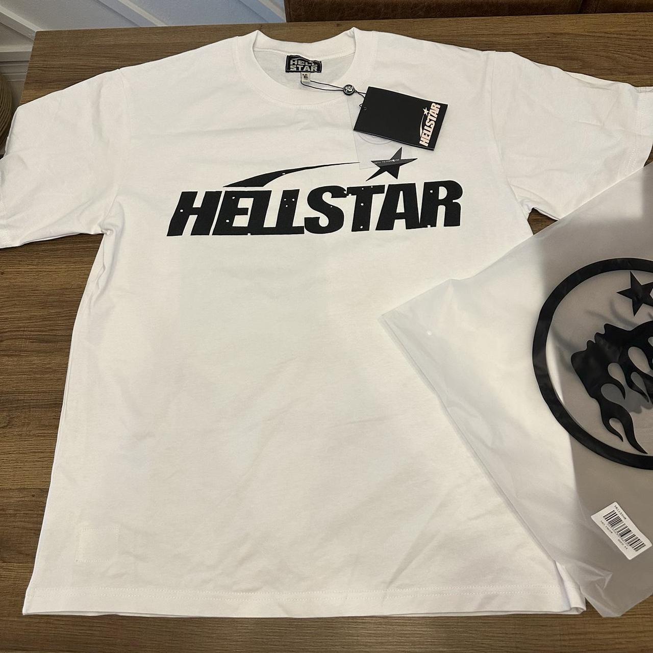 Hellstar Classic T-Shirt 'White' - Depop