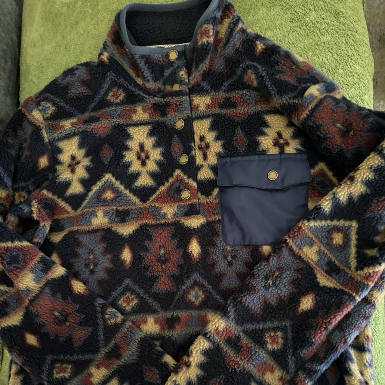 Weatherproof Fleece jacket with snap buttons and... - Depop