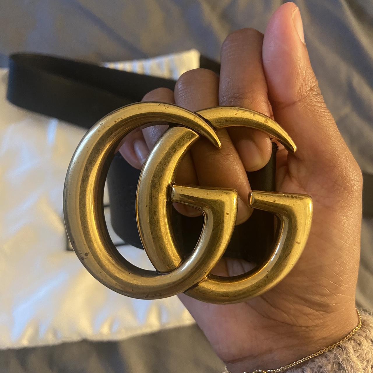 Gucci belt 100% authentic- see second picture for... - Depop