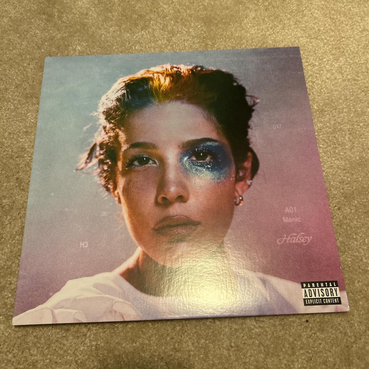 Halsey Manic mint green vinyl Opened but not... - Depop
