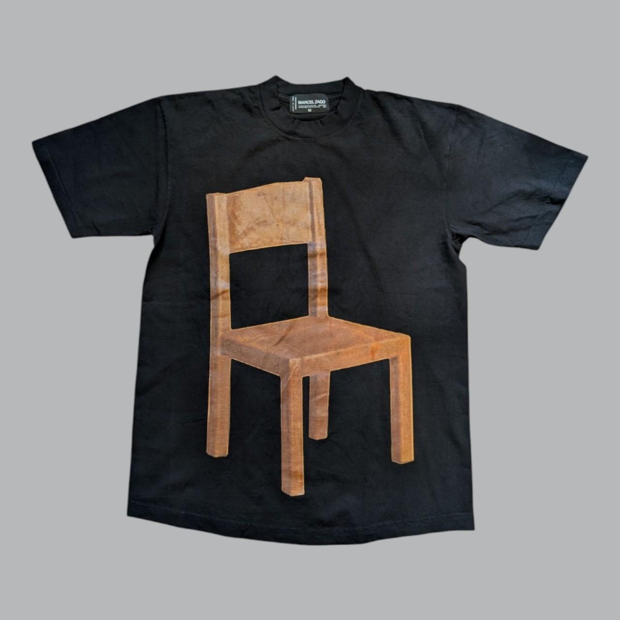 MARCEL ZAGO Chair Tee T-Shirt UNRELEASED Size M Pit... | Depop