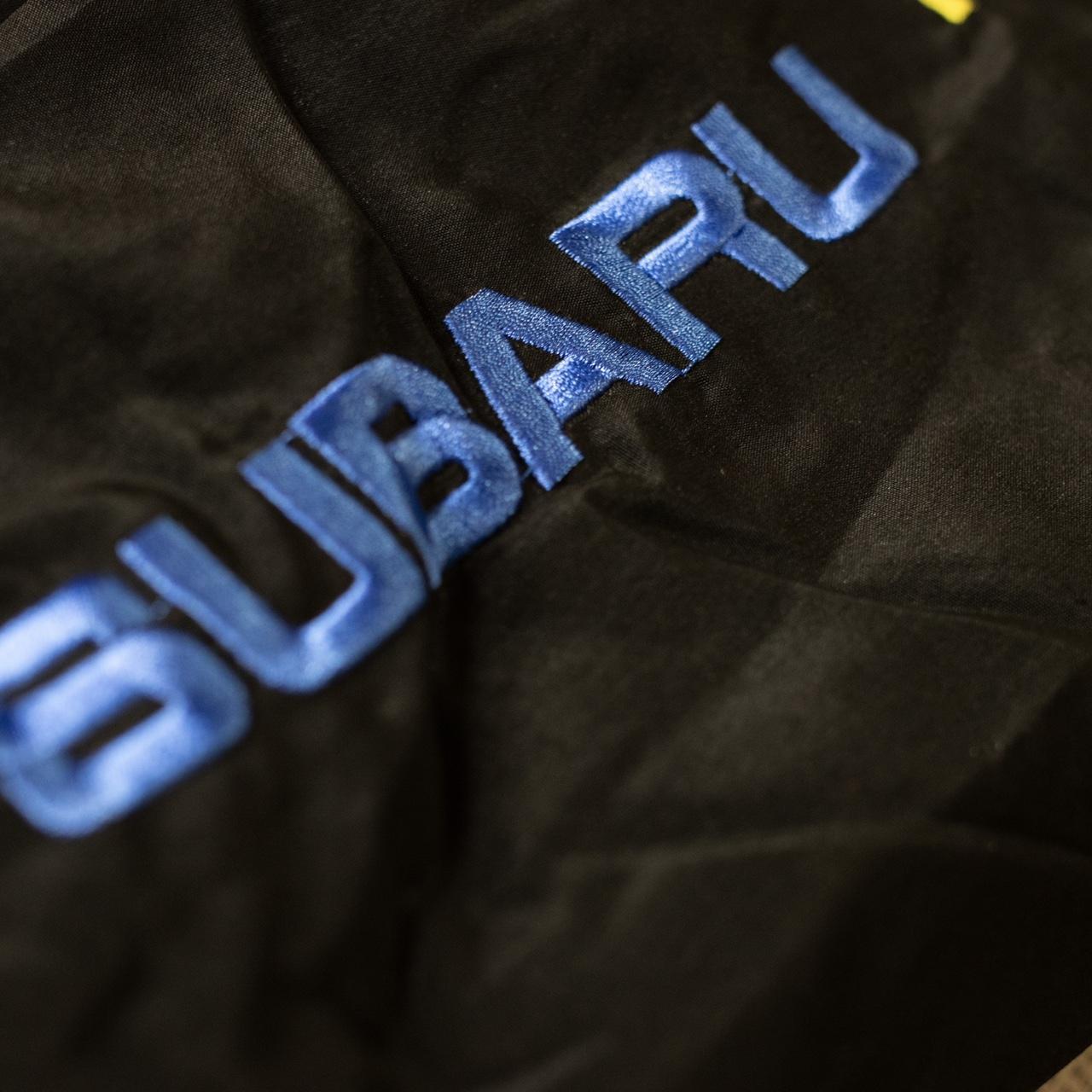 Subaru Motorsports World Rally Team black jacket... - Depop
