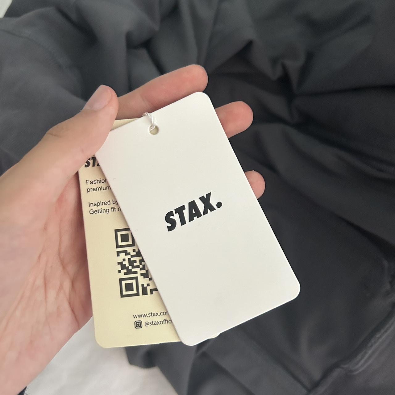 Stax Zip Jacket - Charcoal Grey • Size XXS • Brand... - Depop