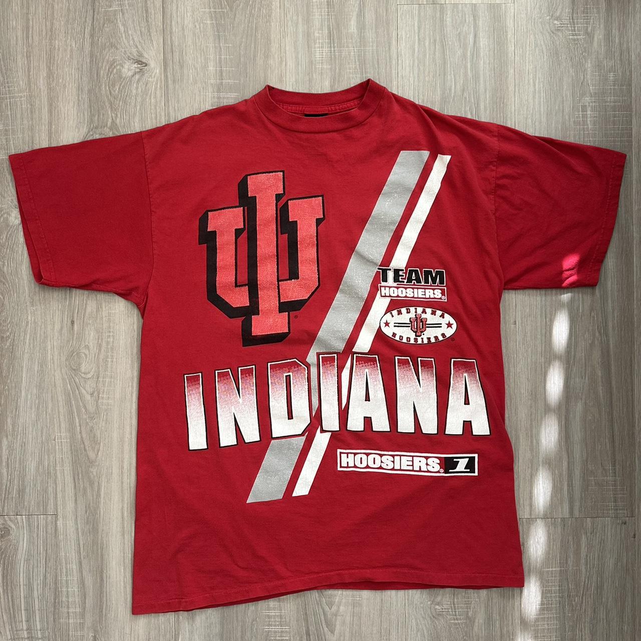 RARE Vintage Indiana University Hoosiers boxy... - Depop