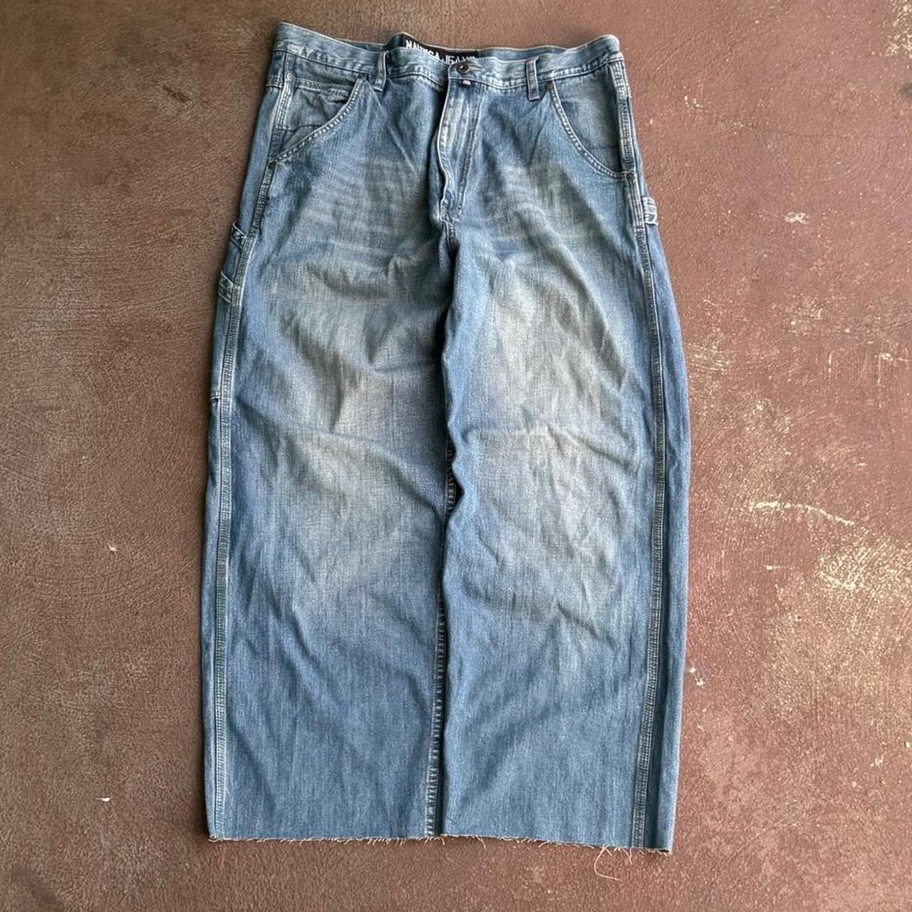 Vintage Nautica Carpenter Jeans -size: 38/32 (hem... | Depop