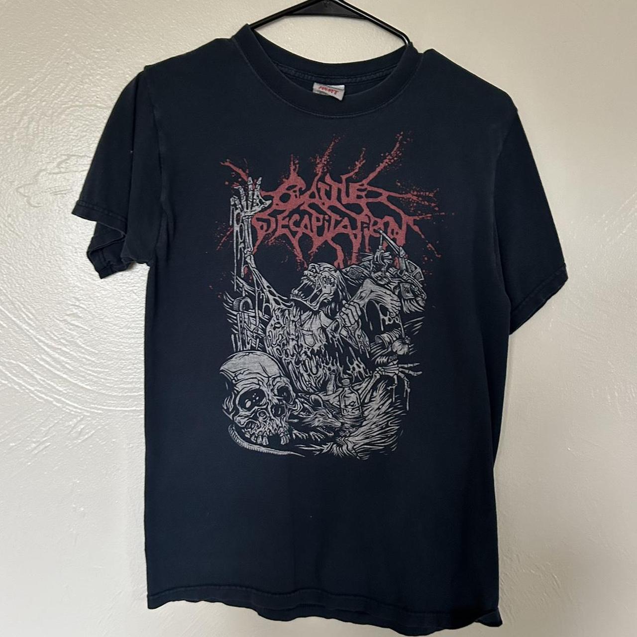 cattle decapitation metal band tee. no stains, tears... - Depop