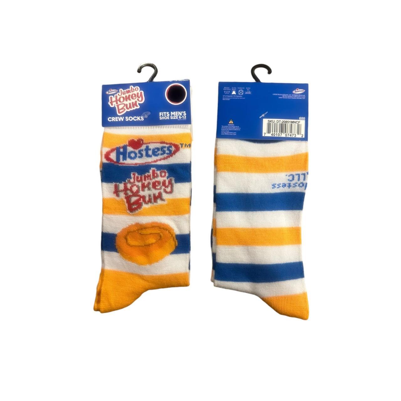 1 x Hostess Jumbo Honey Buns Crew Socks Men's (6-12... - Depop