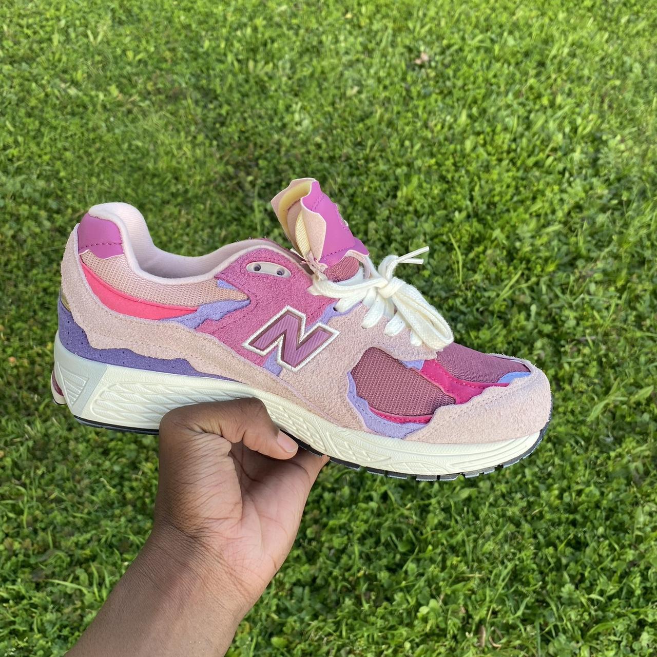 new balance 2002r pink - Depop