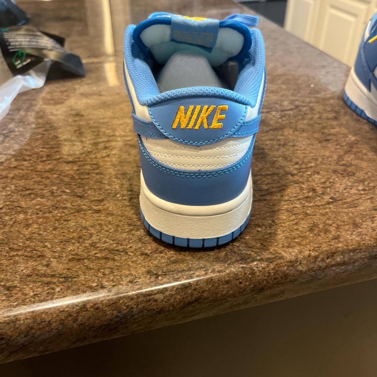 New with tags Nike blue and yellow dunks Men Size... - Depop