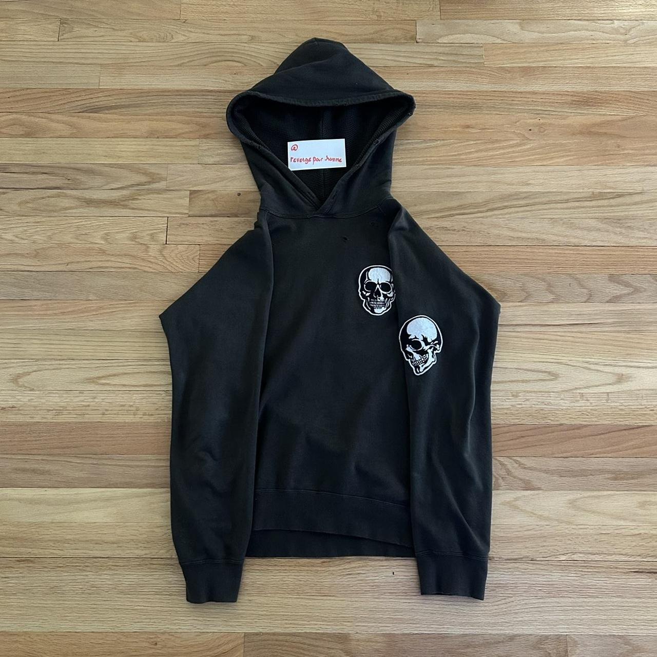 Number Nine SS04 Double skull hoodie (one of the... - Depop