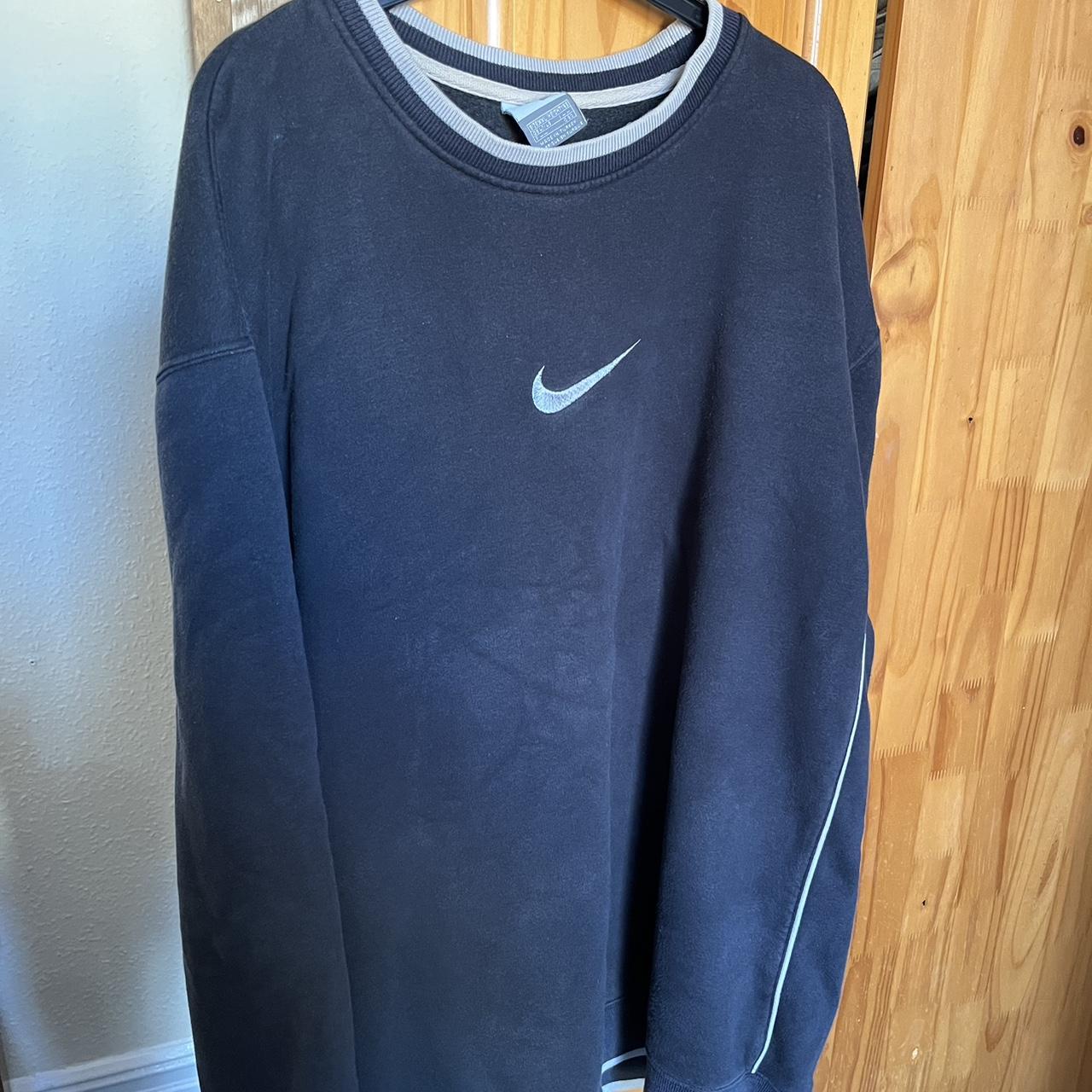 Nike vintage centre swoosh sweatshirt faded but no... - Depop