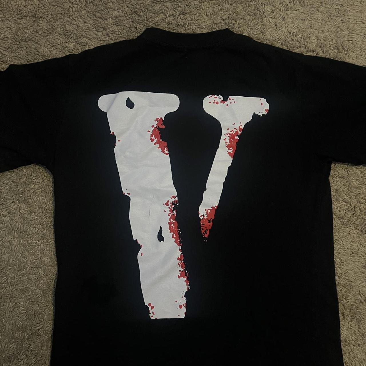 Black TCSM Vlone shirt Size L fits M Lightly Worn dm... - Depop