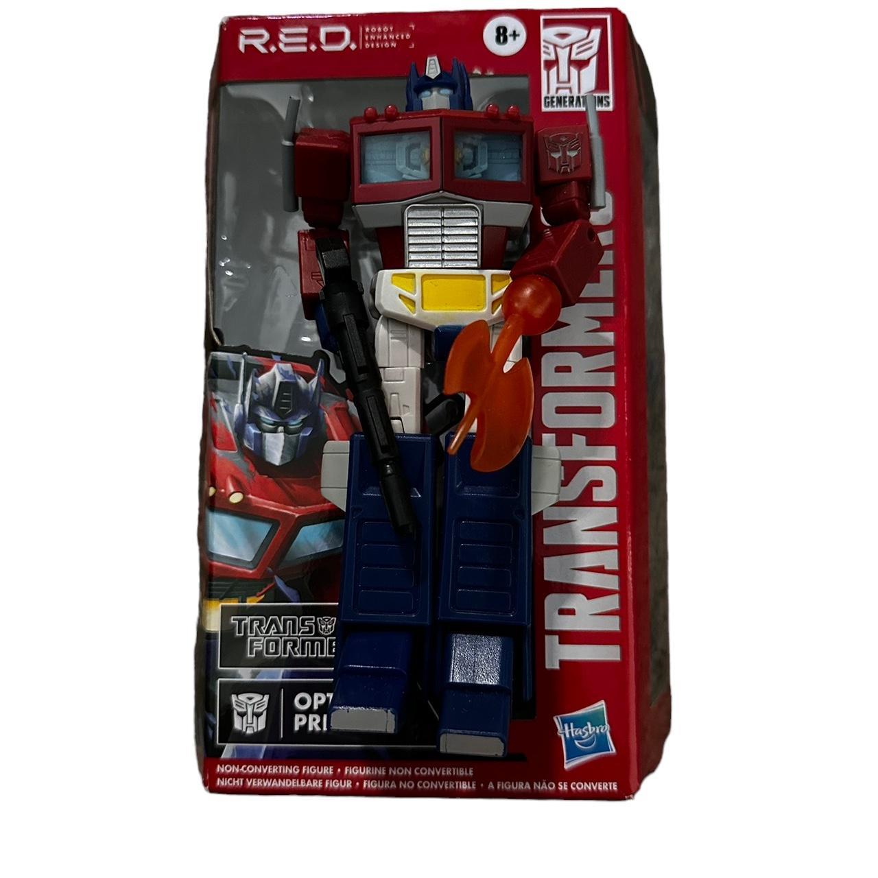 Transformers Optimus Prime RED Edition Action Figure... - Depop