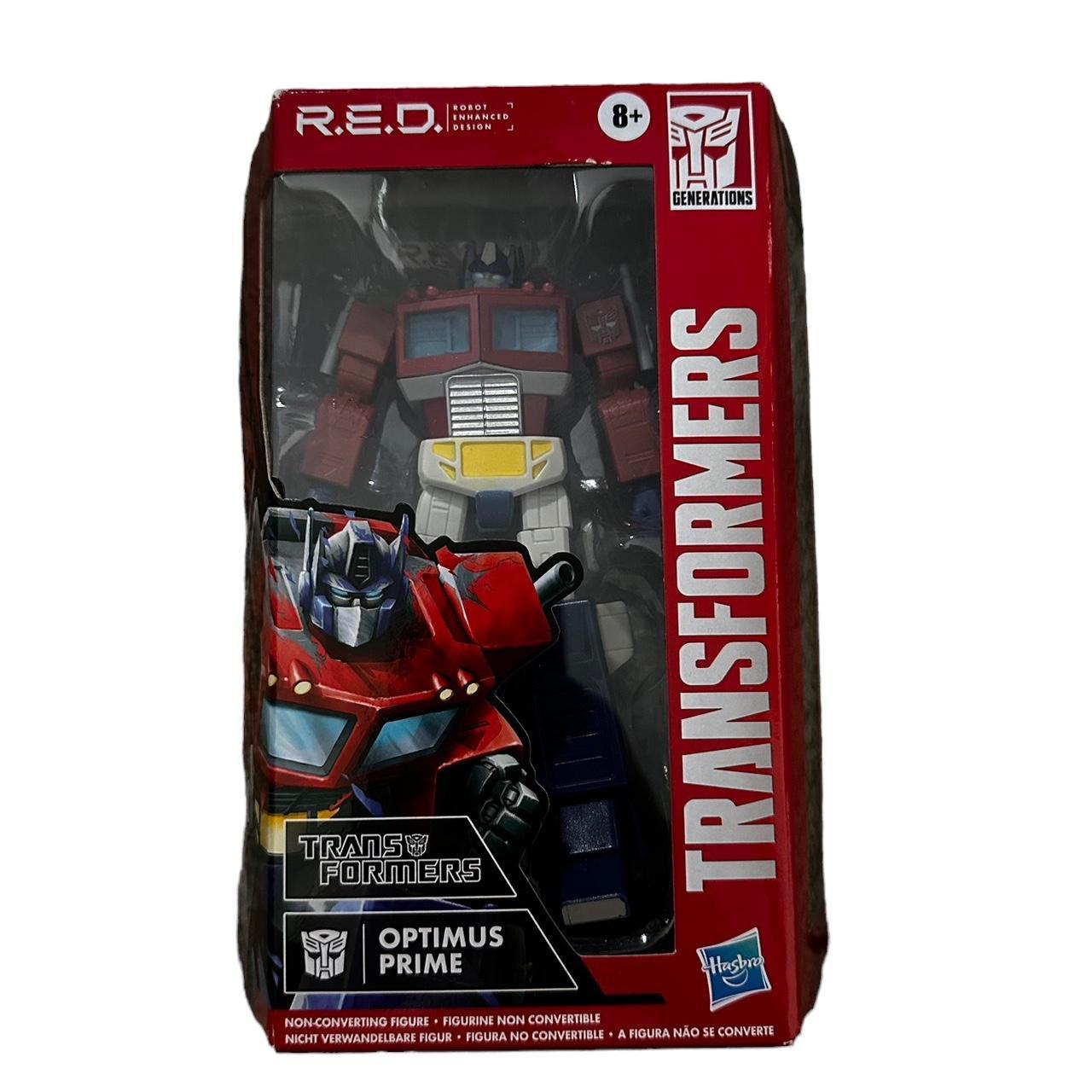 Transformers Optimus Prime RED Edition Action Figure... - Depop
