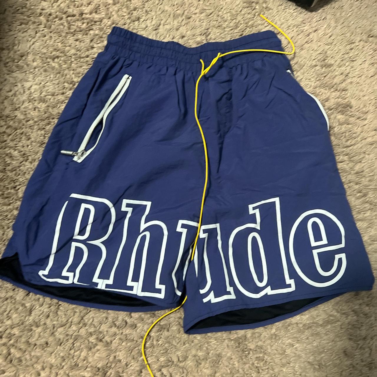Blue Rhude shorts - Depop