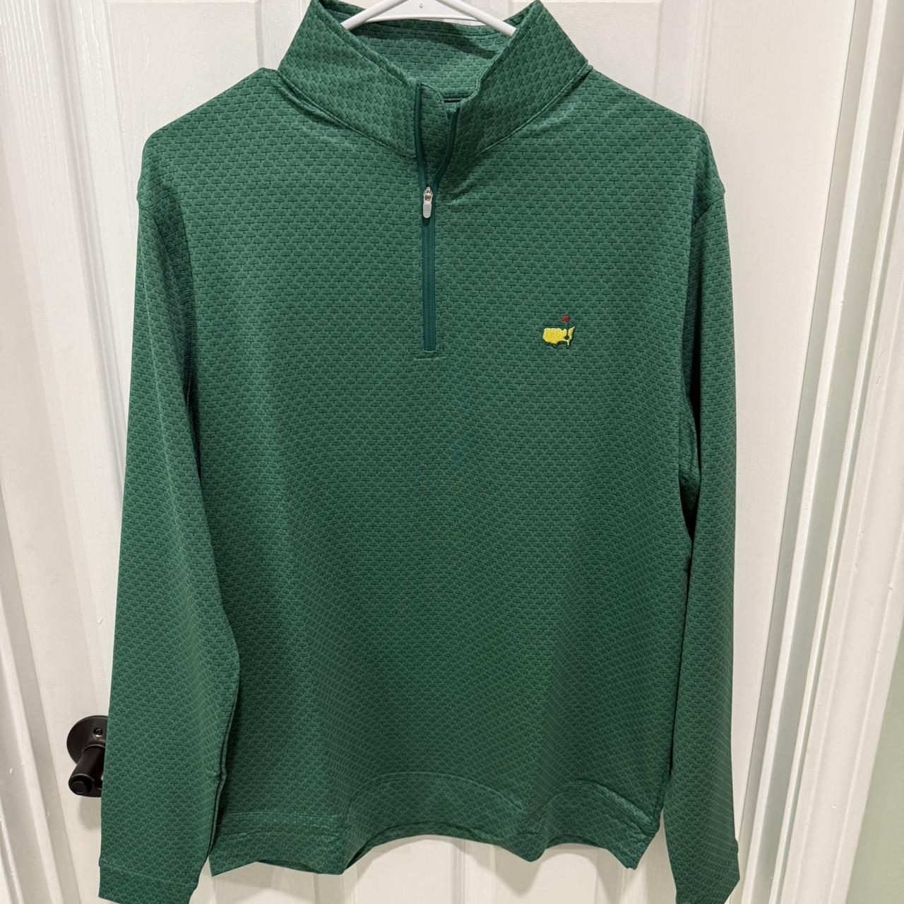 Green Masters quarter zip golf quarter zip pullover... | Depop