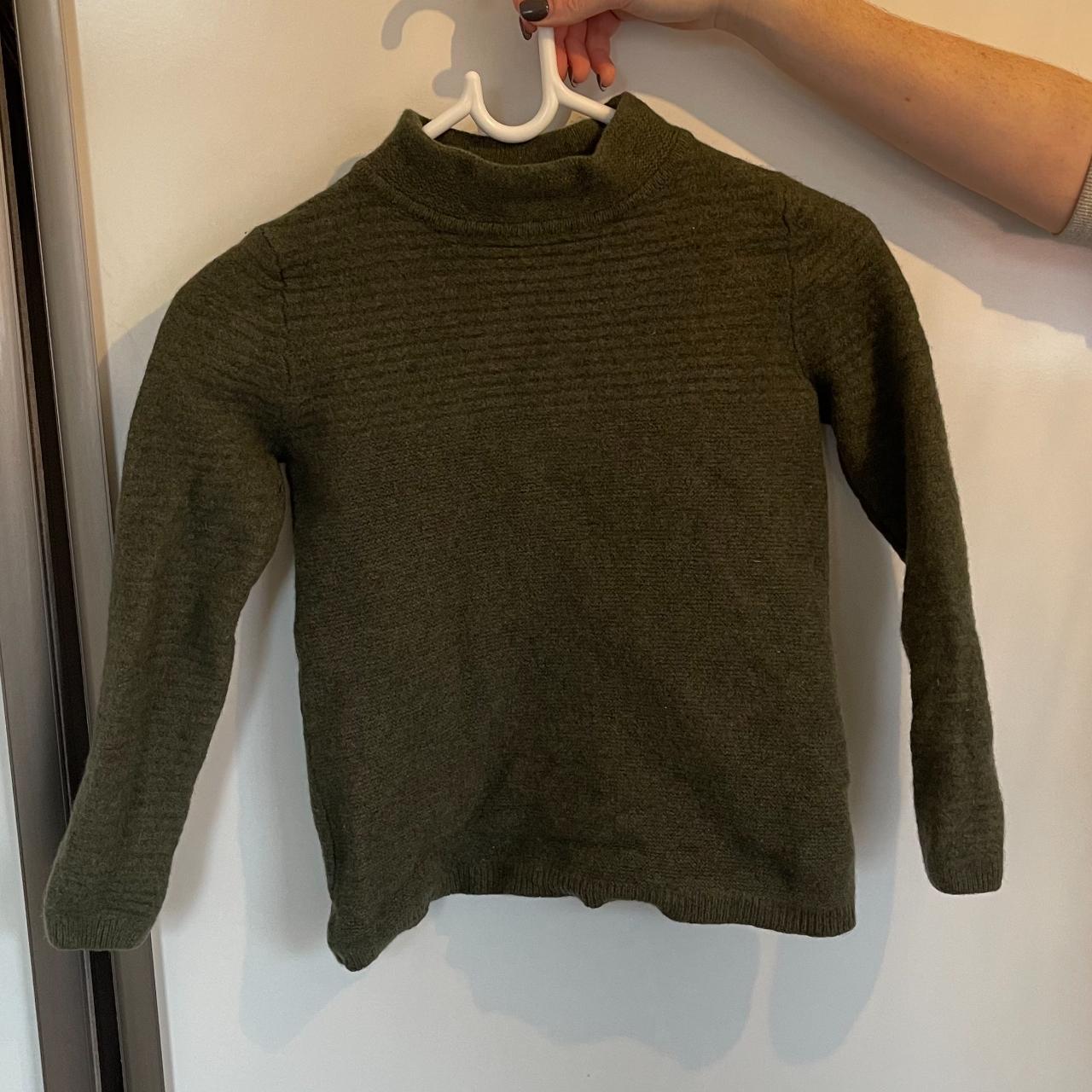 Olive Green Jumper - Depop