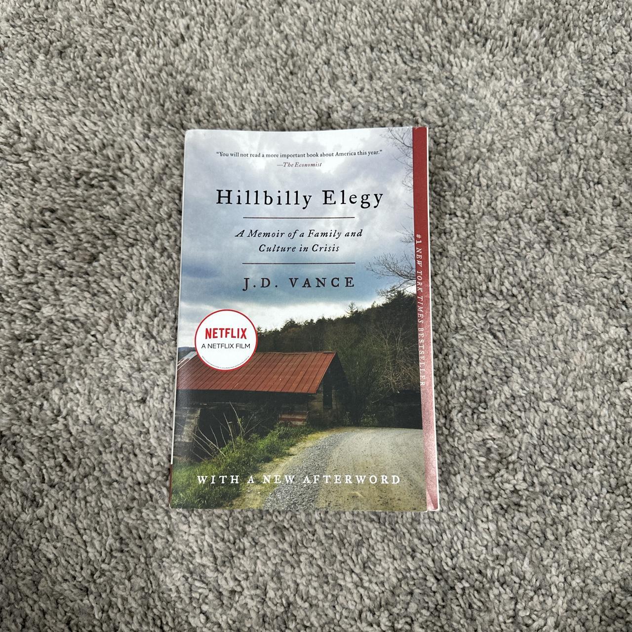 Hillbilly Elegy by J.D. Vance Book - Depop