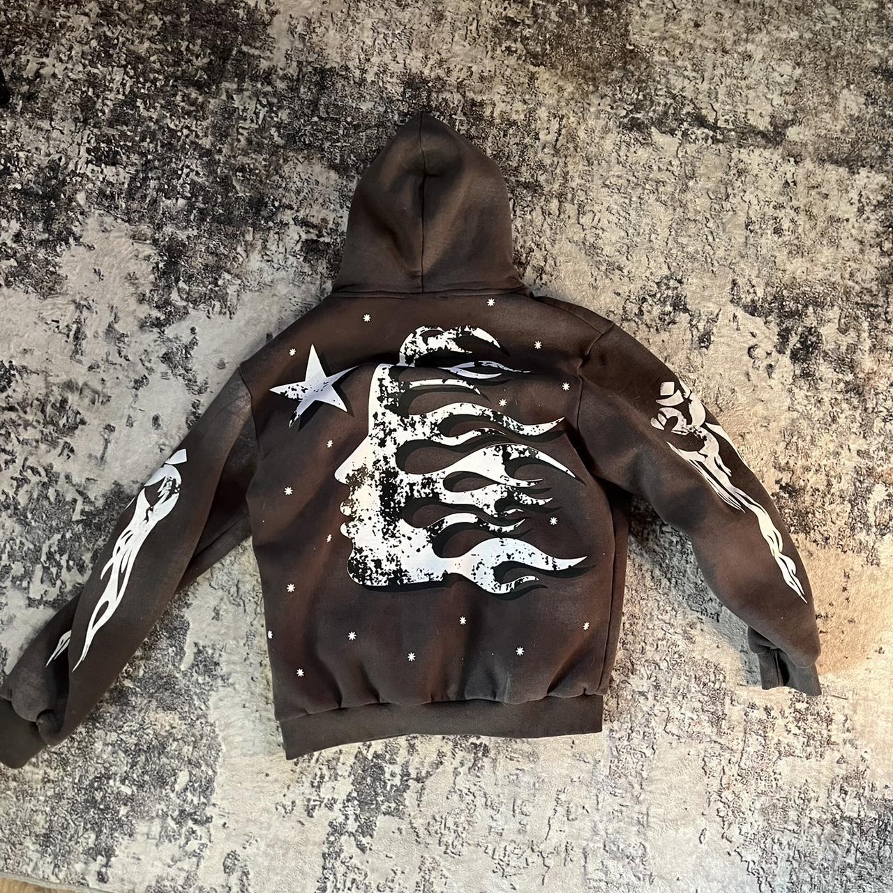 hellstar hoodie size M - Depop