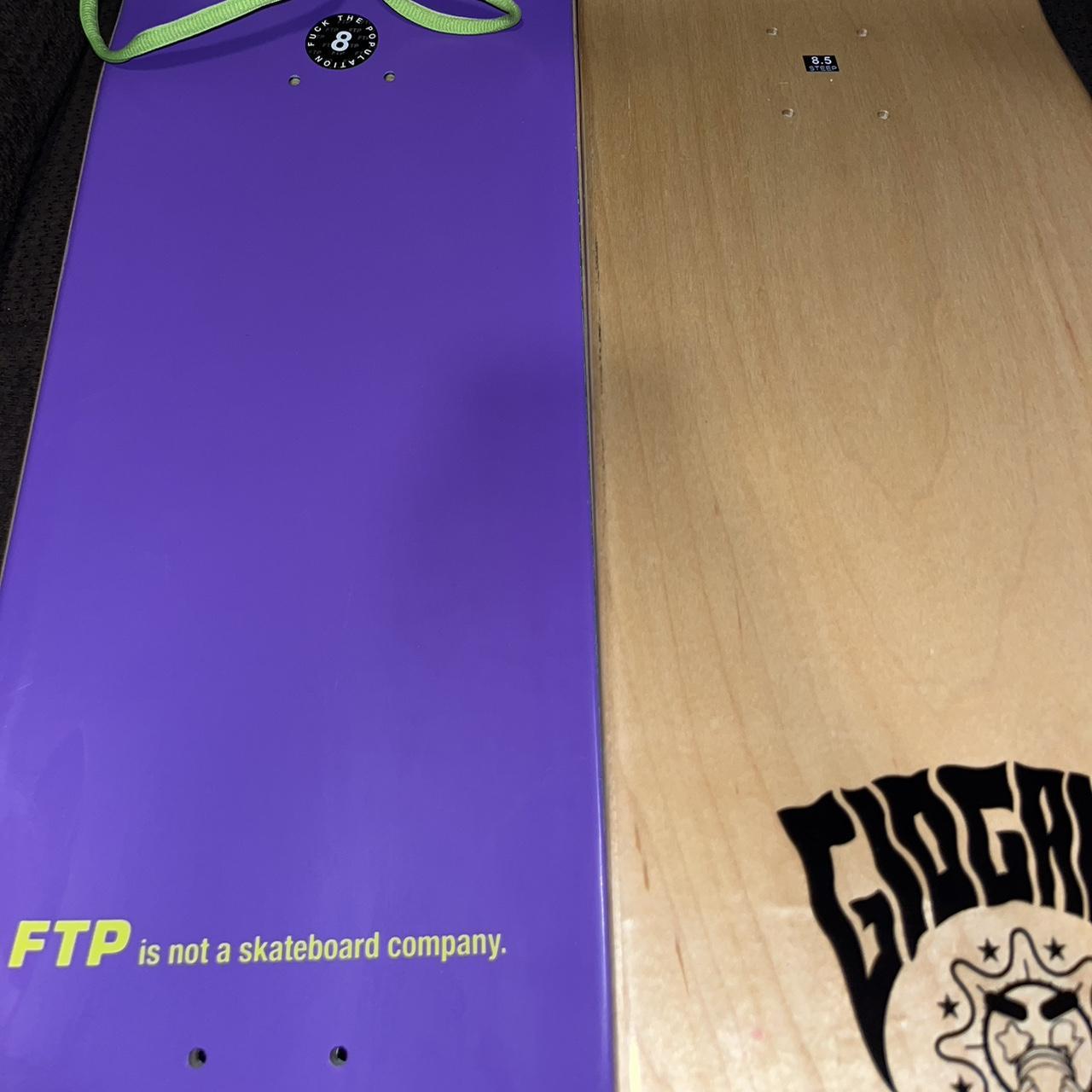 Ftp and glogang skate boards ftp one alone worth... - Depop