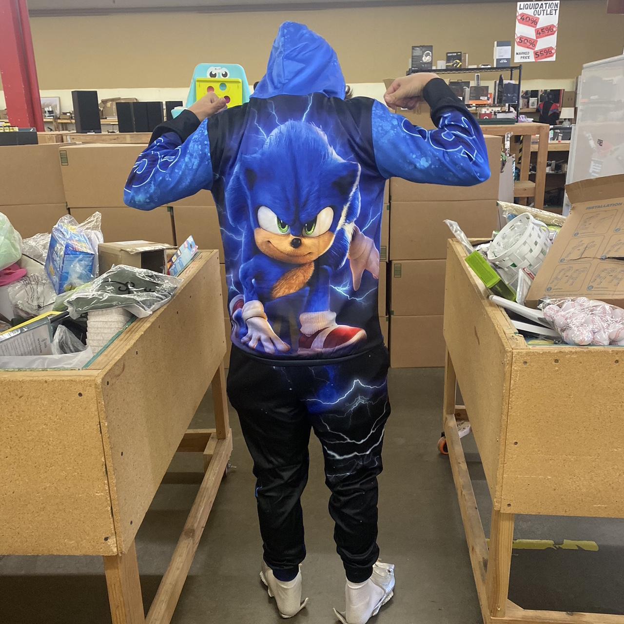 Sonic tracksuit vintage - Depop