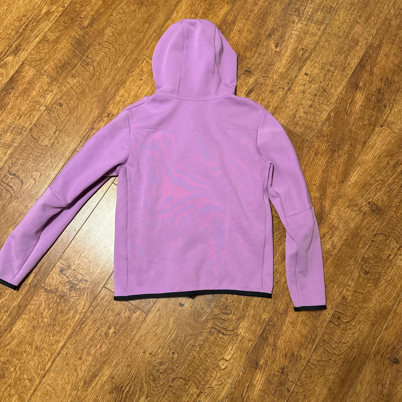 Nike Tech Fleece purple and black hoodie - Depop