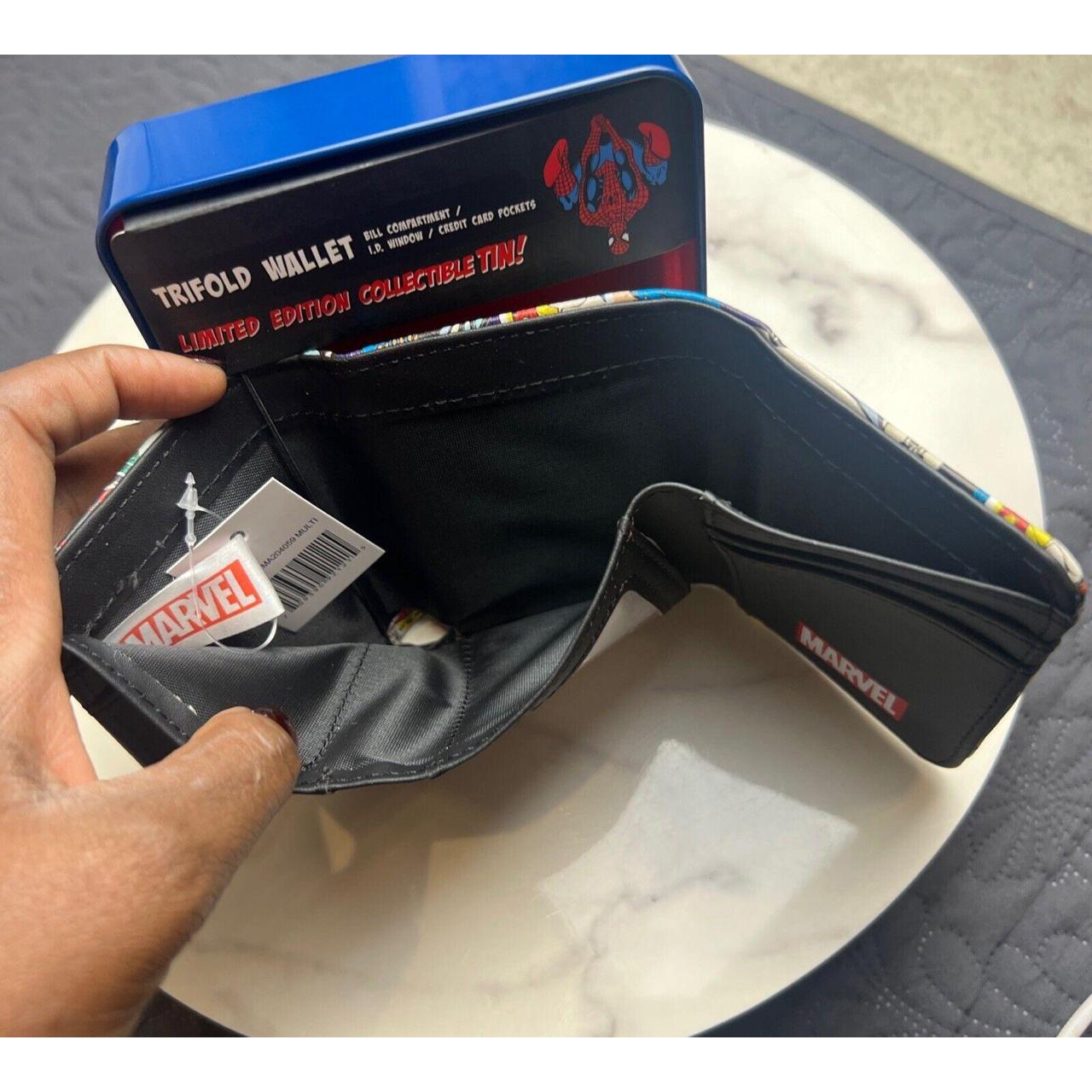 This Marvel Spiderman Comics Trifold Men's Wallet is... - Depop