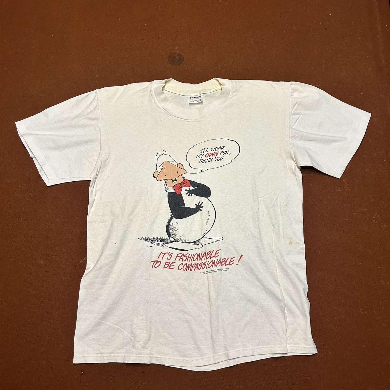 vintage tedman comedy tee size L good condition - Depop