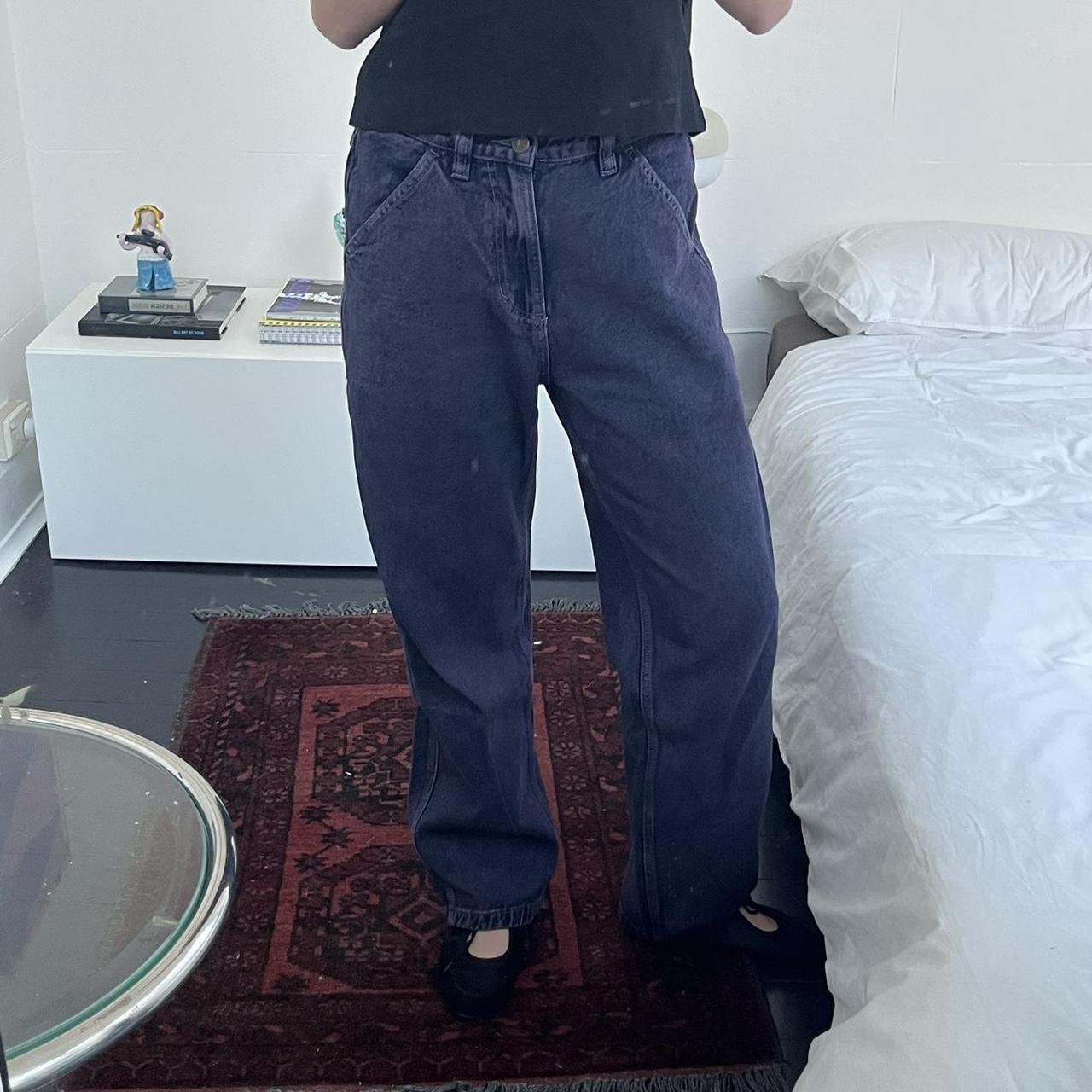 Purple wash pass~port jeans | Depop