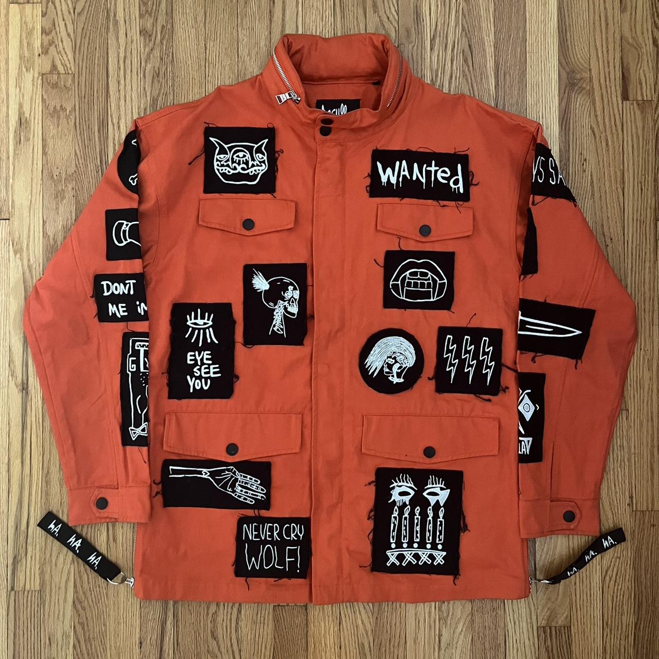 Haculla Orange Stabat Military Jacket ㅤ 🎯 🎯 🎯 ... - Depop