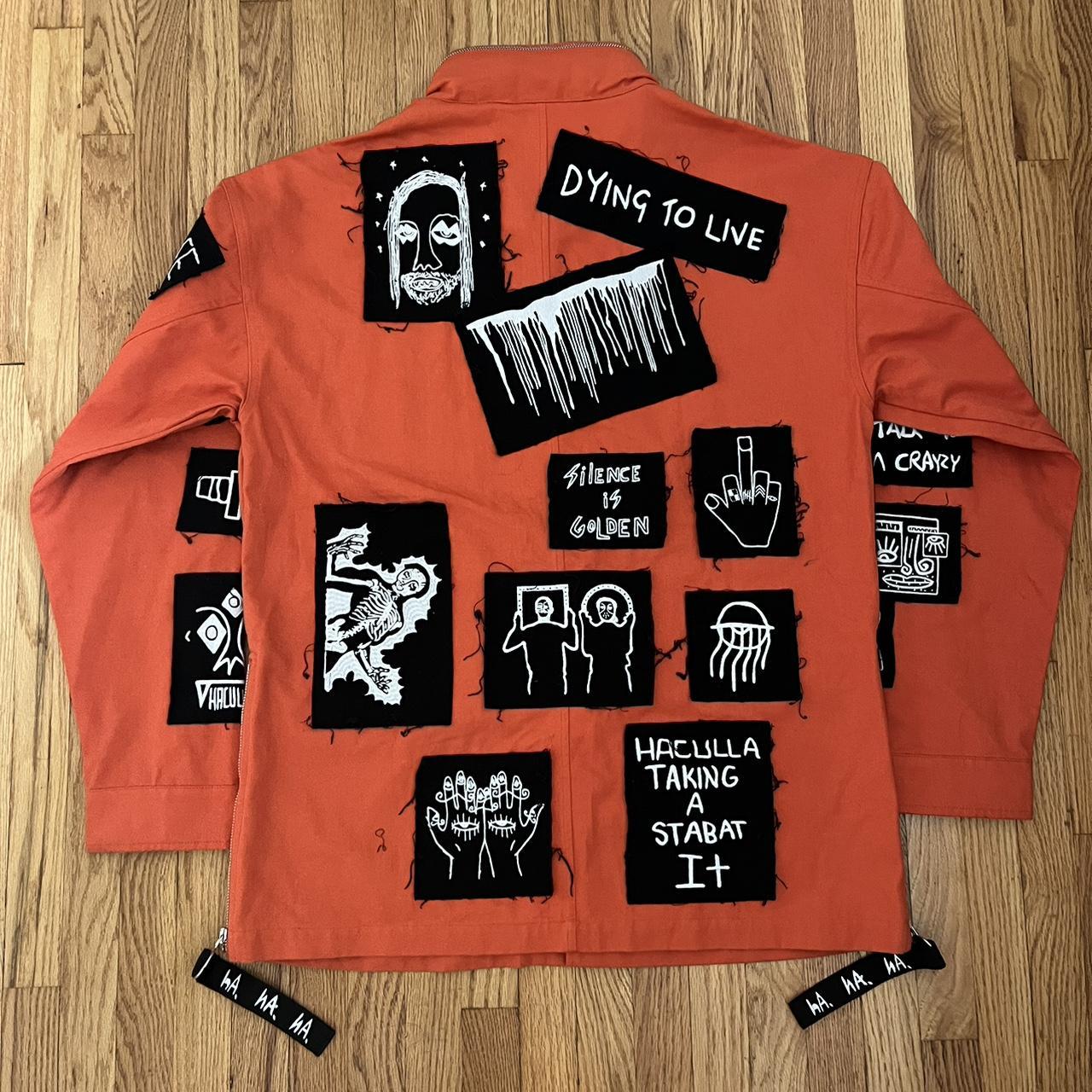 Haculla Orange Stabat Military Jacket ㅤ 🎯 🎯 🎯 ... - Depop