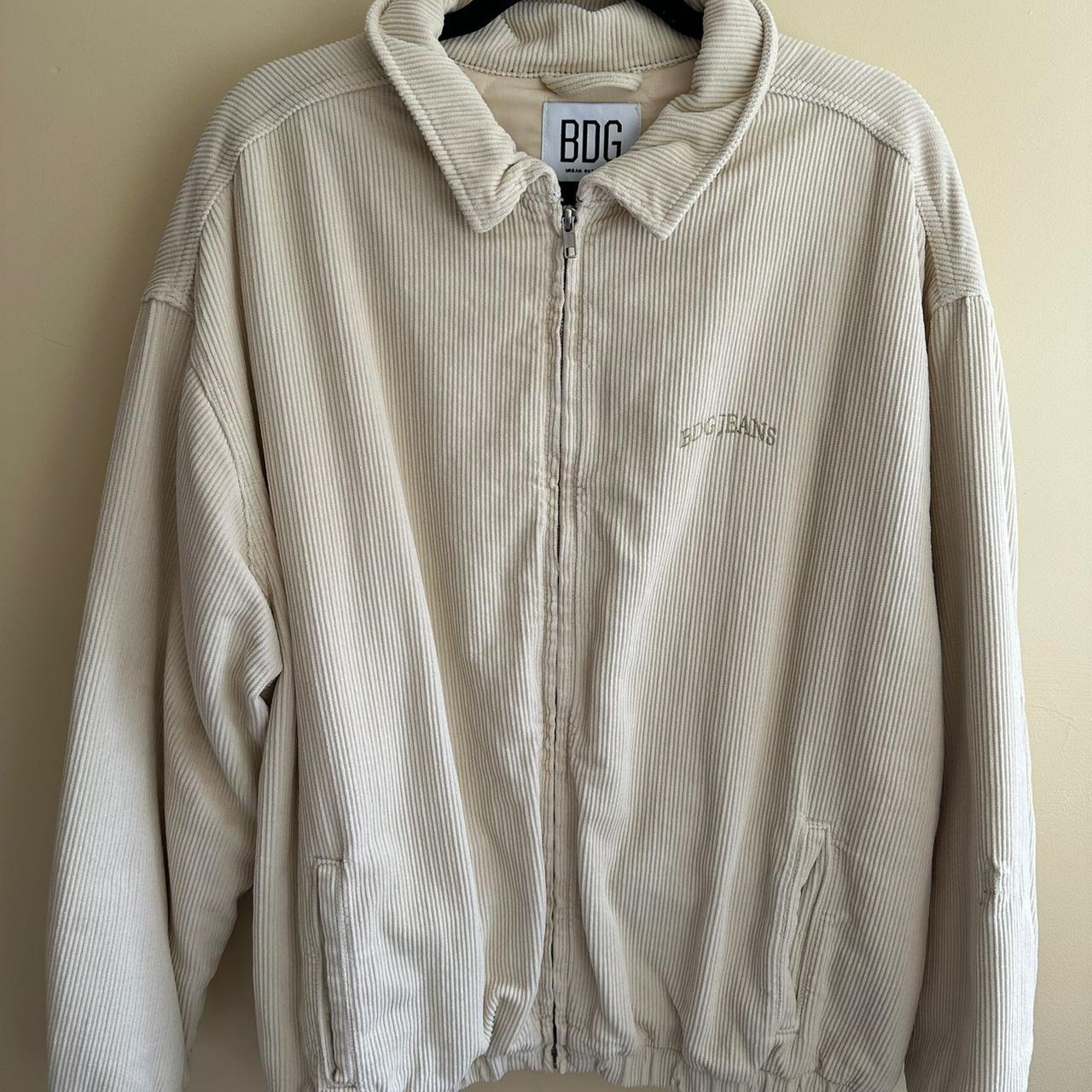 BDG Jeans Urban Outfitters beige jacket size... - Depop