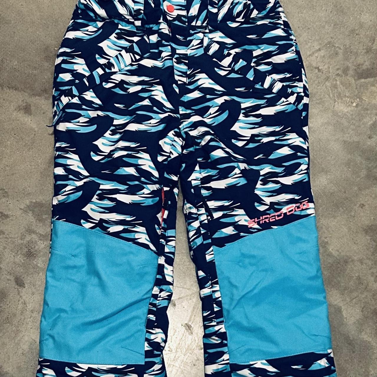 Shred Dog Ski Elevated Bibs Pants Snow Pants Sz 10 - Depop