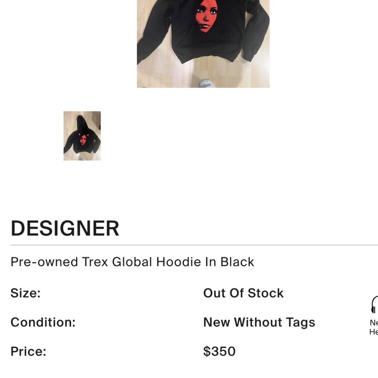 Designer Trex Global Hoodie Great Conditon questions... - Depop