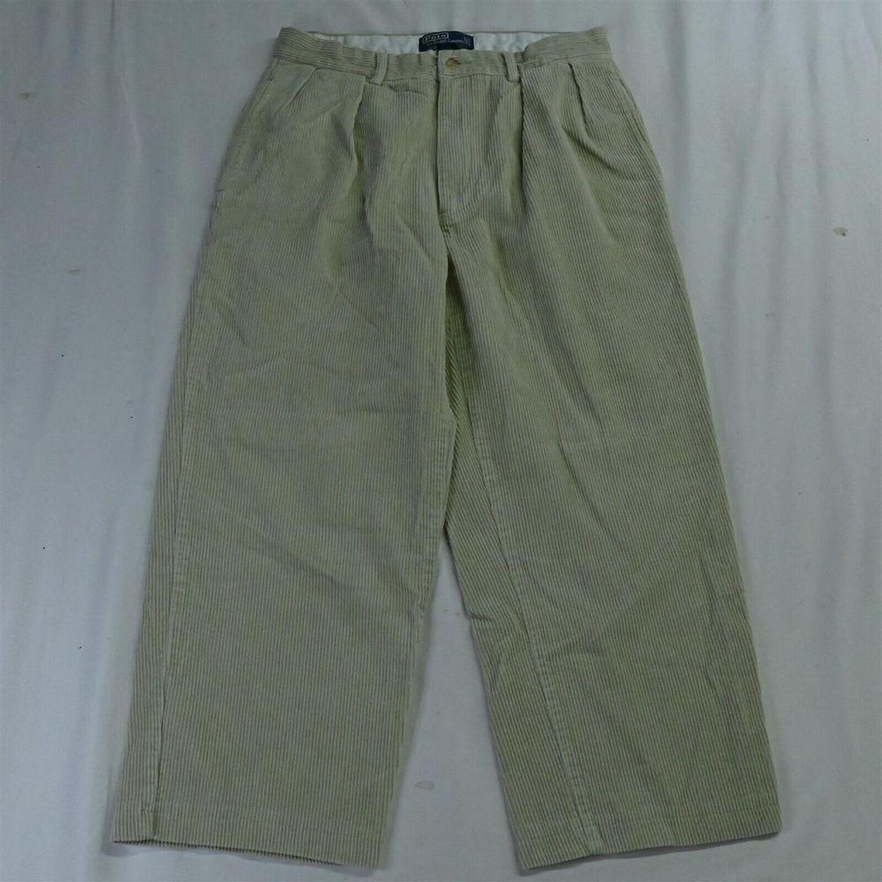 Polo Ralph Lauren 32 x 26 Khaki Wide Wale Corduroy... - Depop