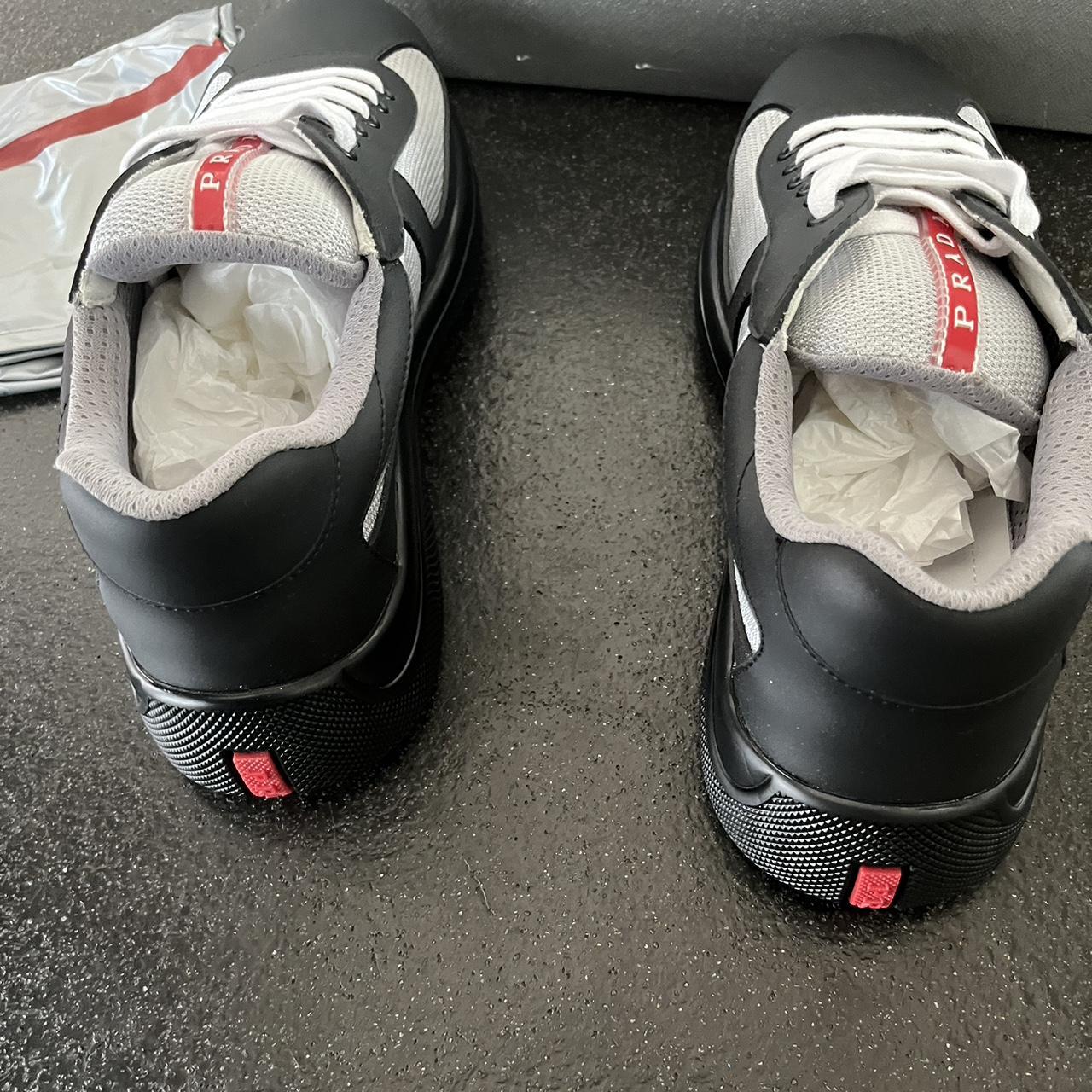 Prada American cup trainers Uk 9 Brand new ️ With... - Depop