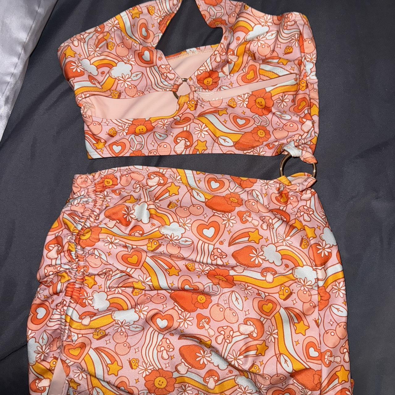 rave after rave happy go lucky asymmetrical dress... - Depop