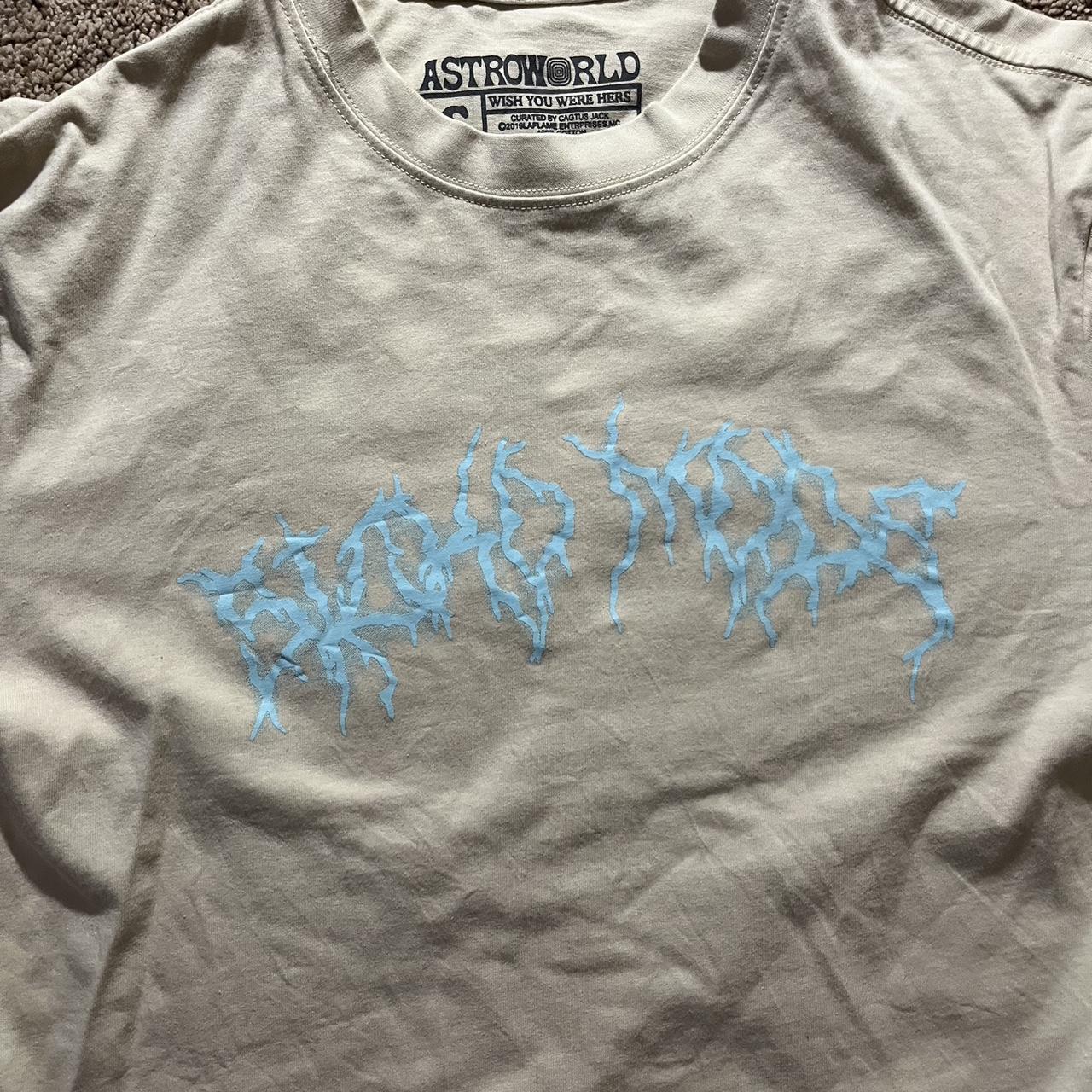 Light Brown Travis Scott Astro World Concert T Shirt - Depop