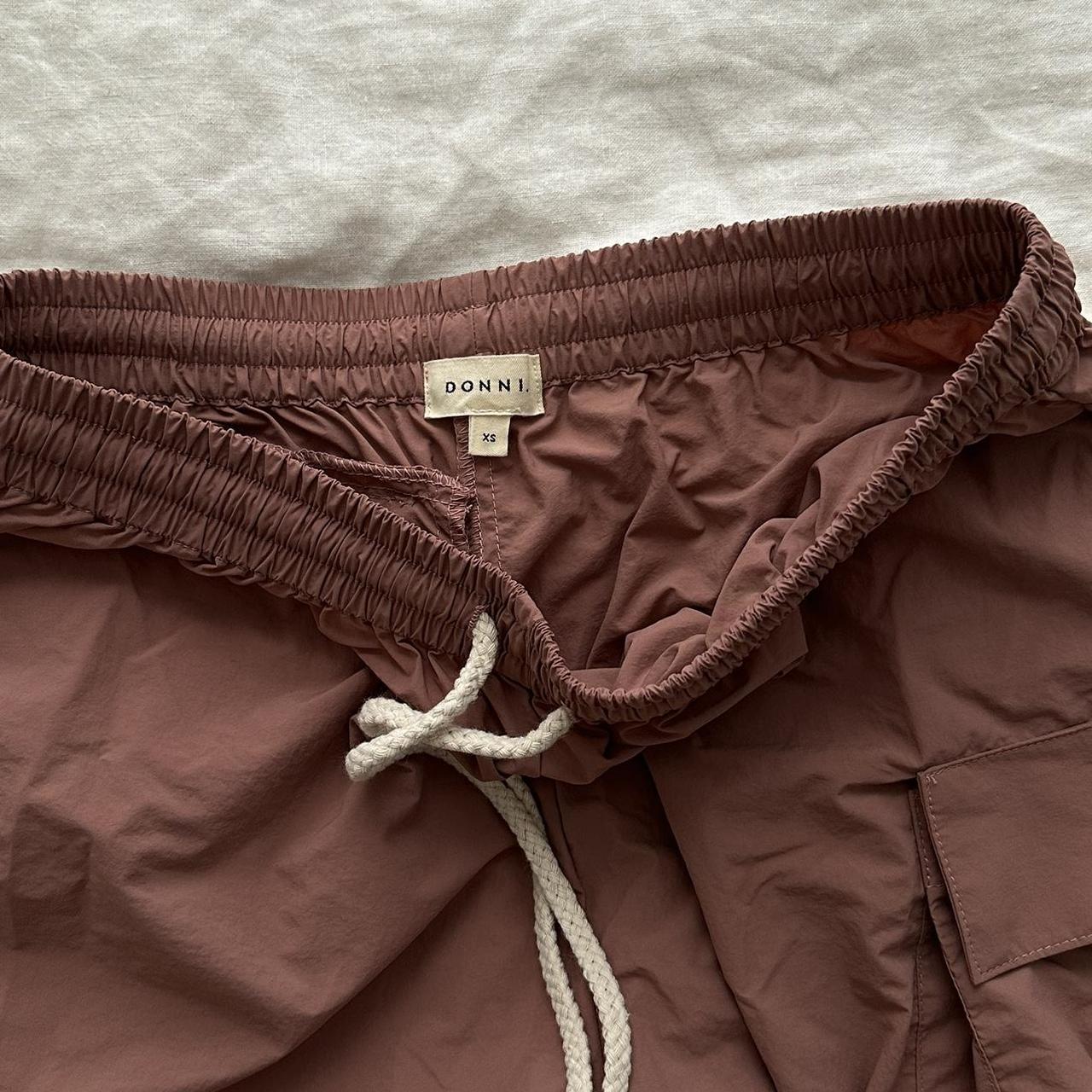 DONNI shorts - rhubarb color, no longer sold - size... - Depop