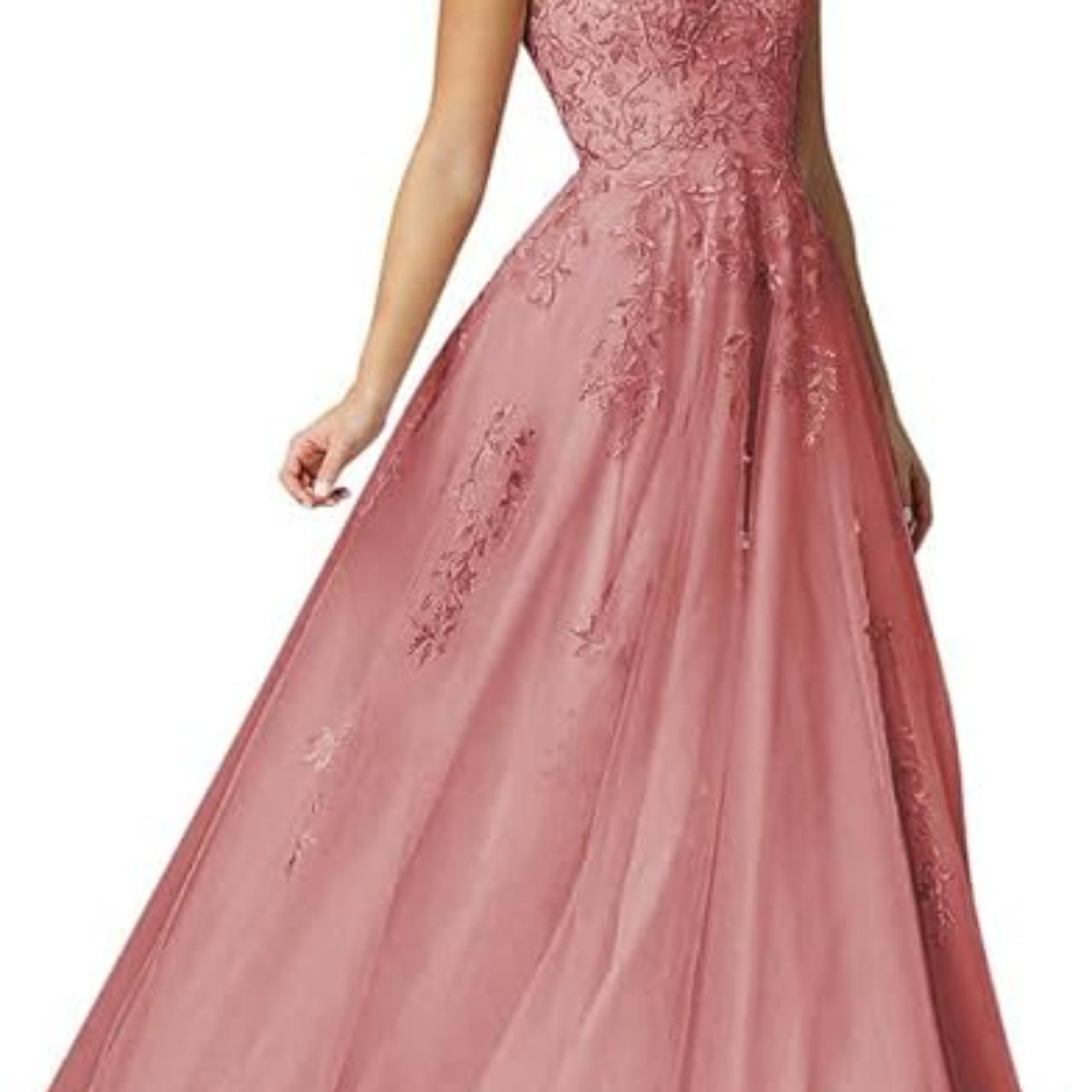 Amazon Prom Dress! Super Cute Flower Embroidery... - Depop