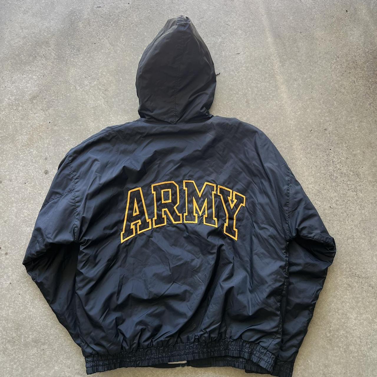 Vintage United States ARMY windbreaker jacket Size... - Depop
