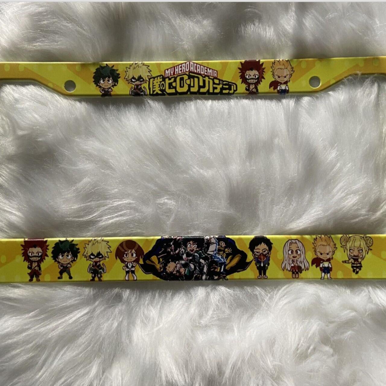 My Hero Academia Yellow Car License Plate Frame... - Depop