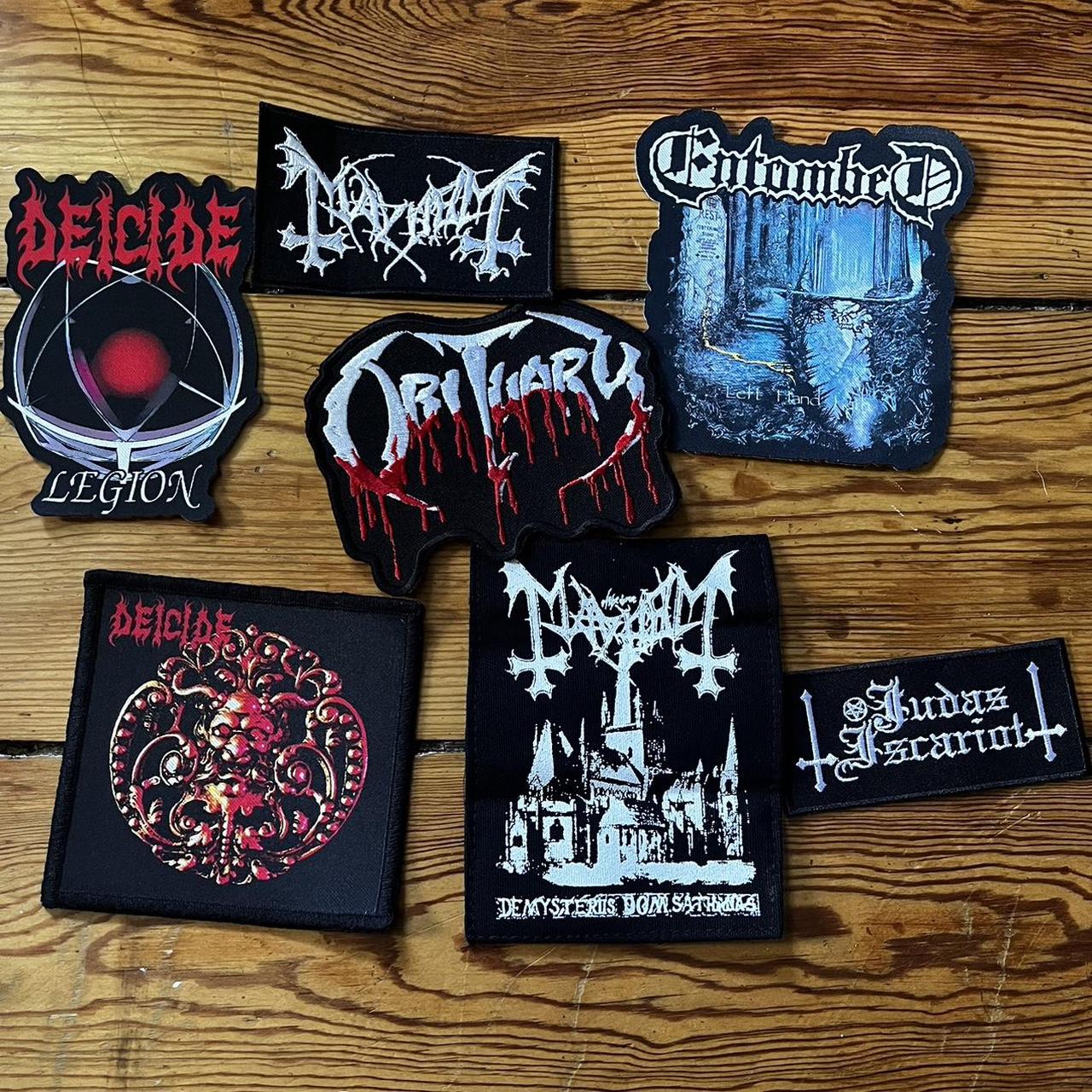 Death Metal & Black Metal Patch bundle 🖤 -... - Depop