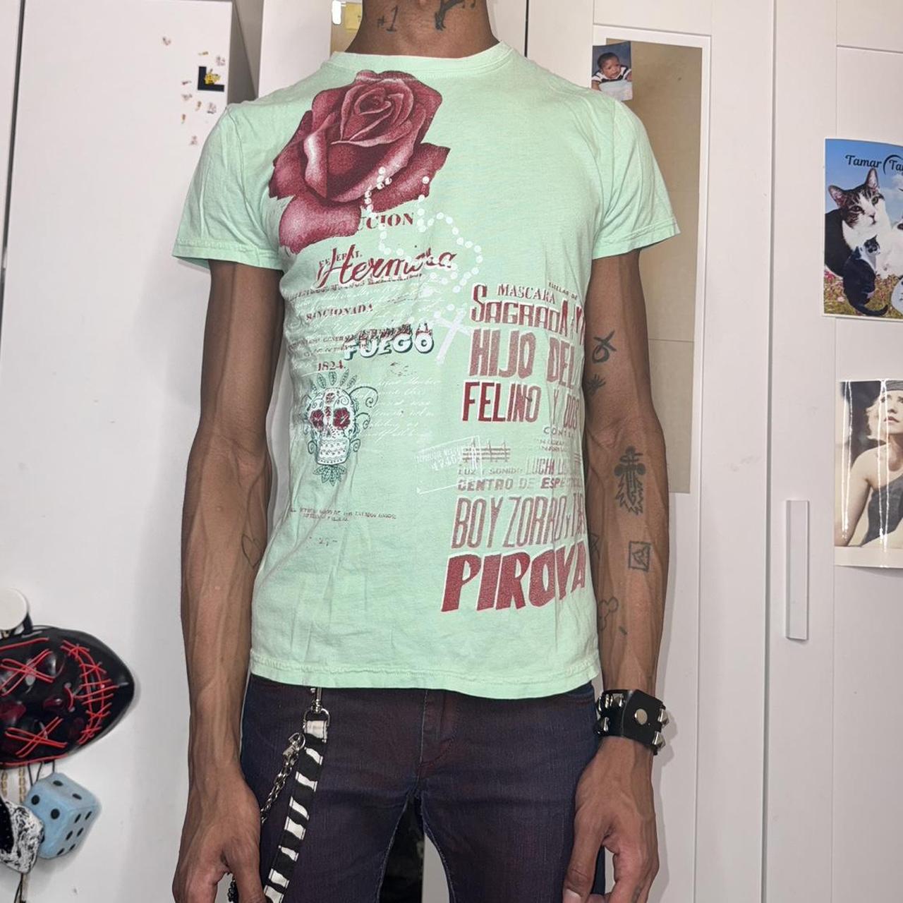 2000s vibe gothic grunge vibe tee no tags fits like... | Depop