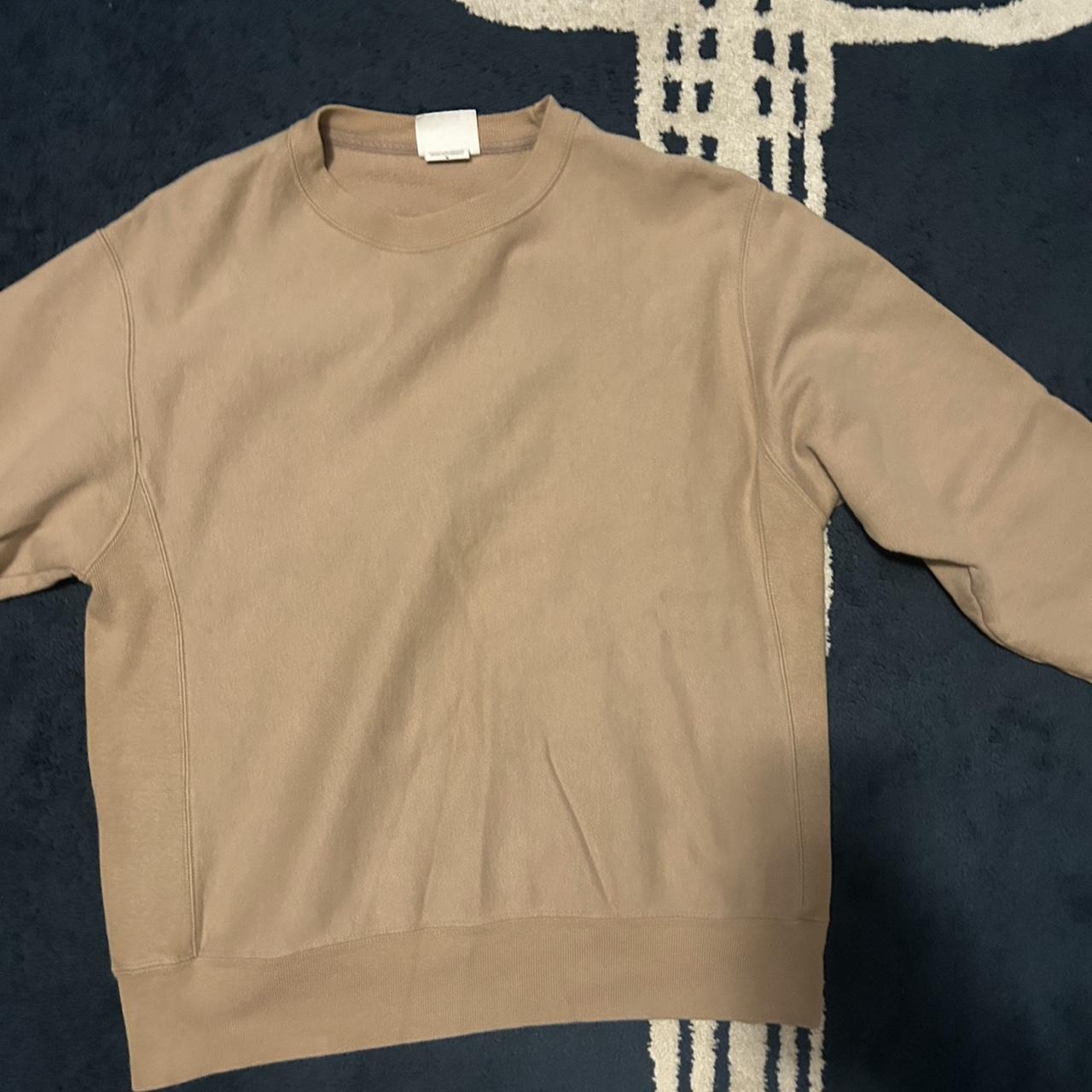 Tan Champion Crewkenck - Depop